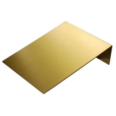 Customized Anodized Gold Display Table Name Plate And Aluminum Blank ...